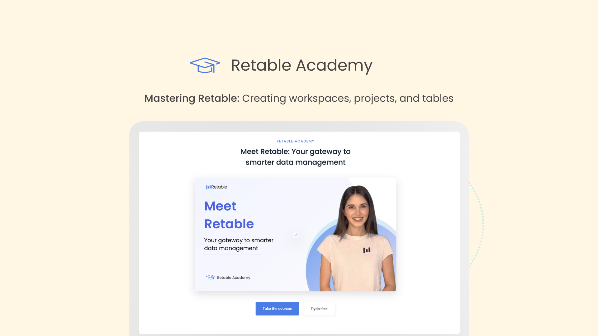 Mastering Retable: Workspaces, Projects, and Tables
